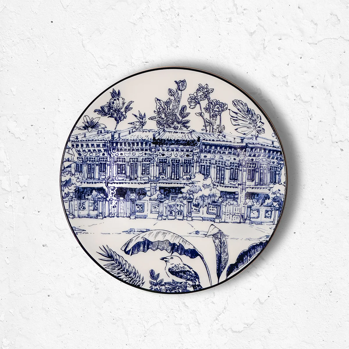 [Gingerlily] Singapore Themed Round Plates - Koon Seng – Silk Walk
